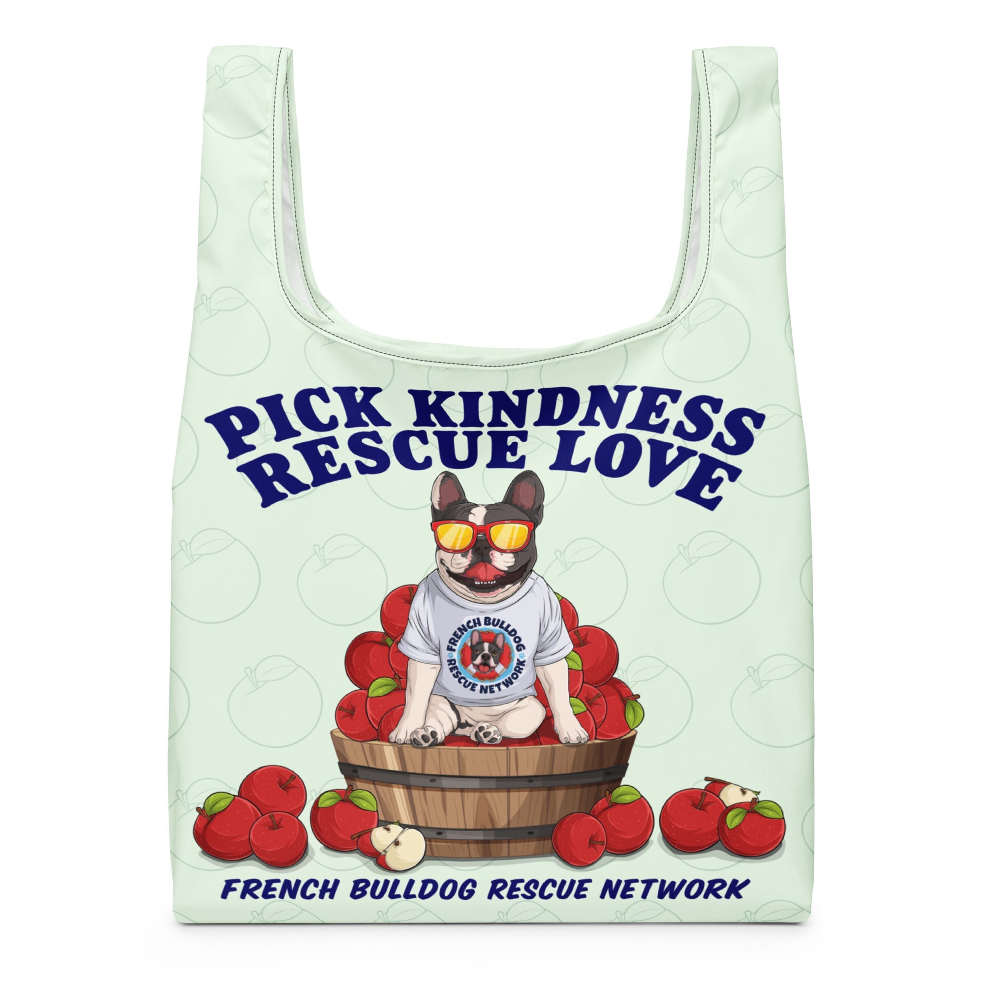 Pick Kindness Rescue Love Tote Bag – French Bulldog Rescue Network ...